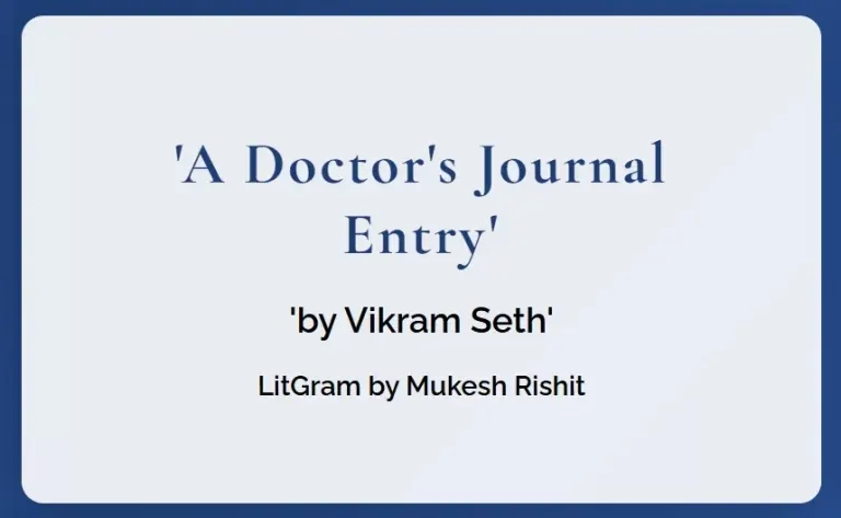 A Doctor's Journal Entry Poem Questions and Answers: A Comprehensive ...