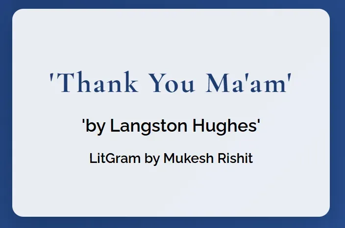 Thank You Ma'am Questions and Answers: Ultimate Study Guide for ...